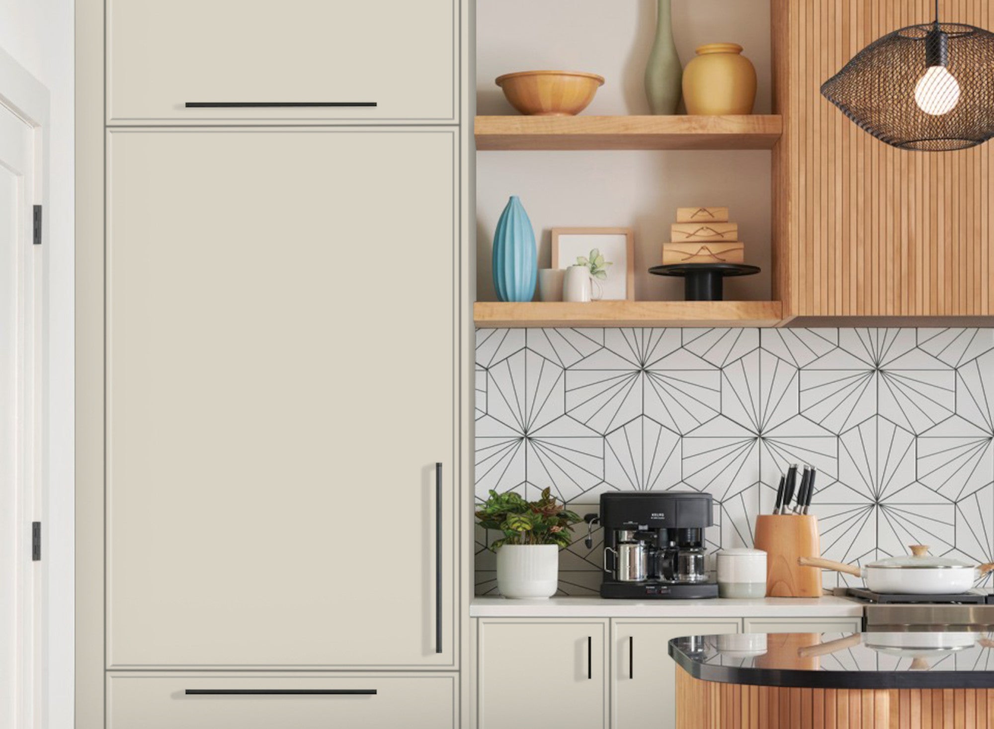 Mist Beige Slim Shaker Kitchen Cabinets – Nuovi Armadi Mist Beige Slim Shaker Kitchen Cabinets – Nuovi Armadi